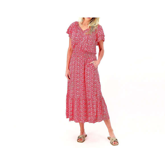 Destination 365 | Dresses | Destination 365 Printed Shortsleeve Midi ...